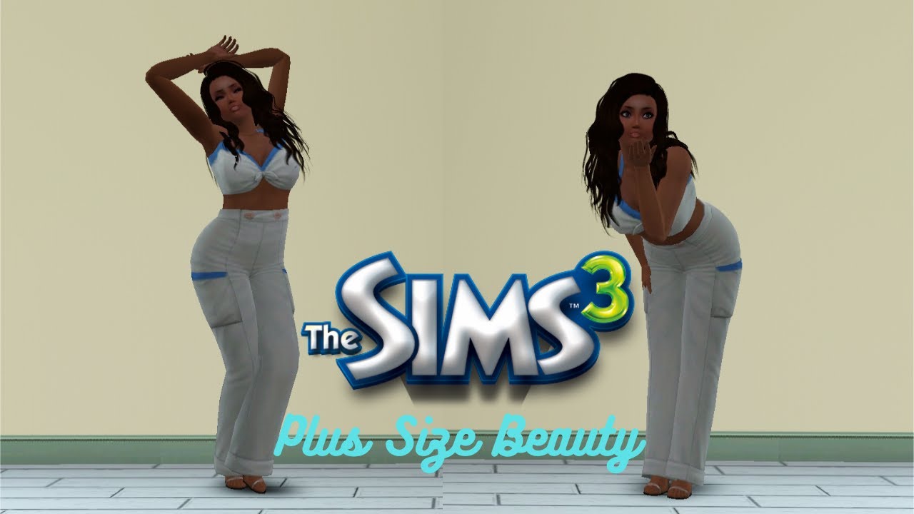 Plus Size Beauty | The Sims 3 Create A Sim - YouTube
