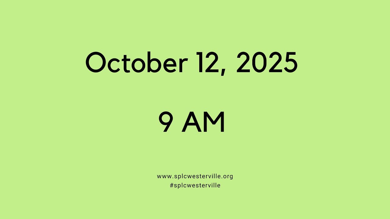 9 AM Worship - Sunday, Oct,12,2025 - YouTube