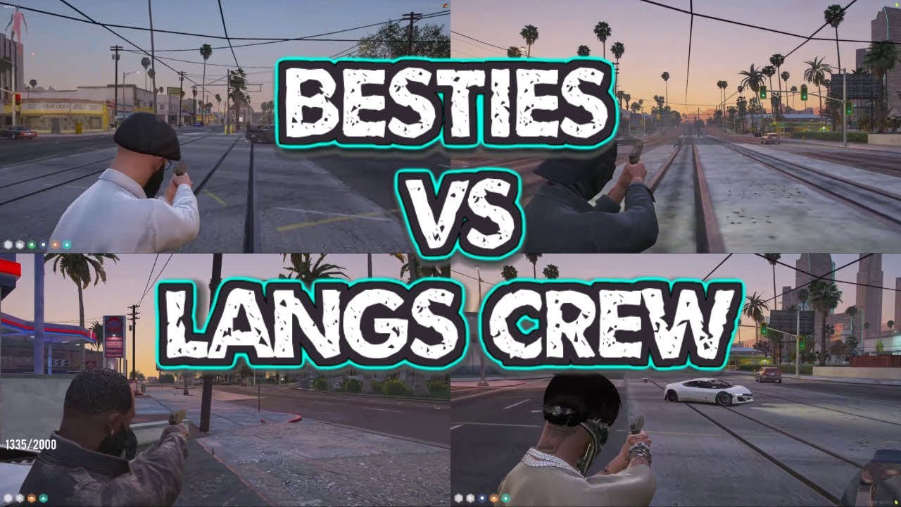 Besties Vs Lang's Crew Fight By Forum - MULTI POV | NoPixel 4.0 - YouTube