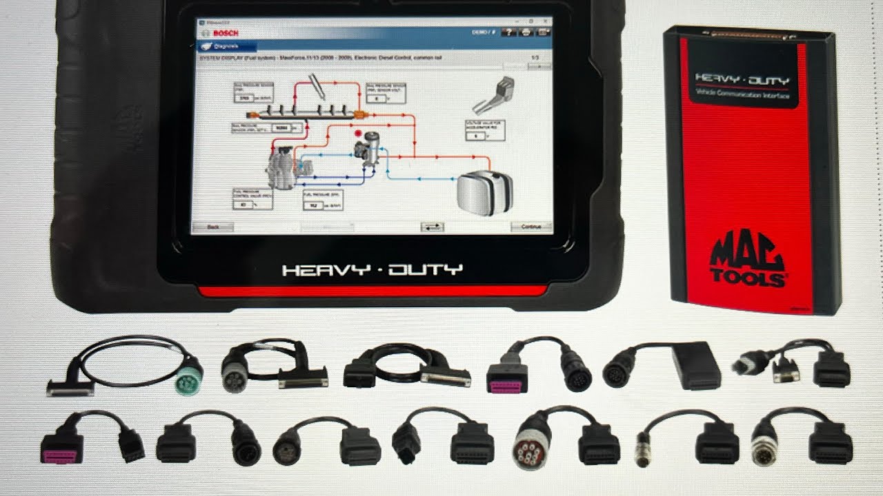 MAC Tools Heavy Duty Scan Tool ET8250-HD - YouTube