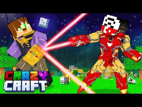 CRAZYCRAFT DEMİR ADAM ZIRHI YAPTIM !! - CrazyCraft #3 - Minecraft