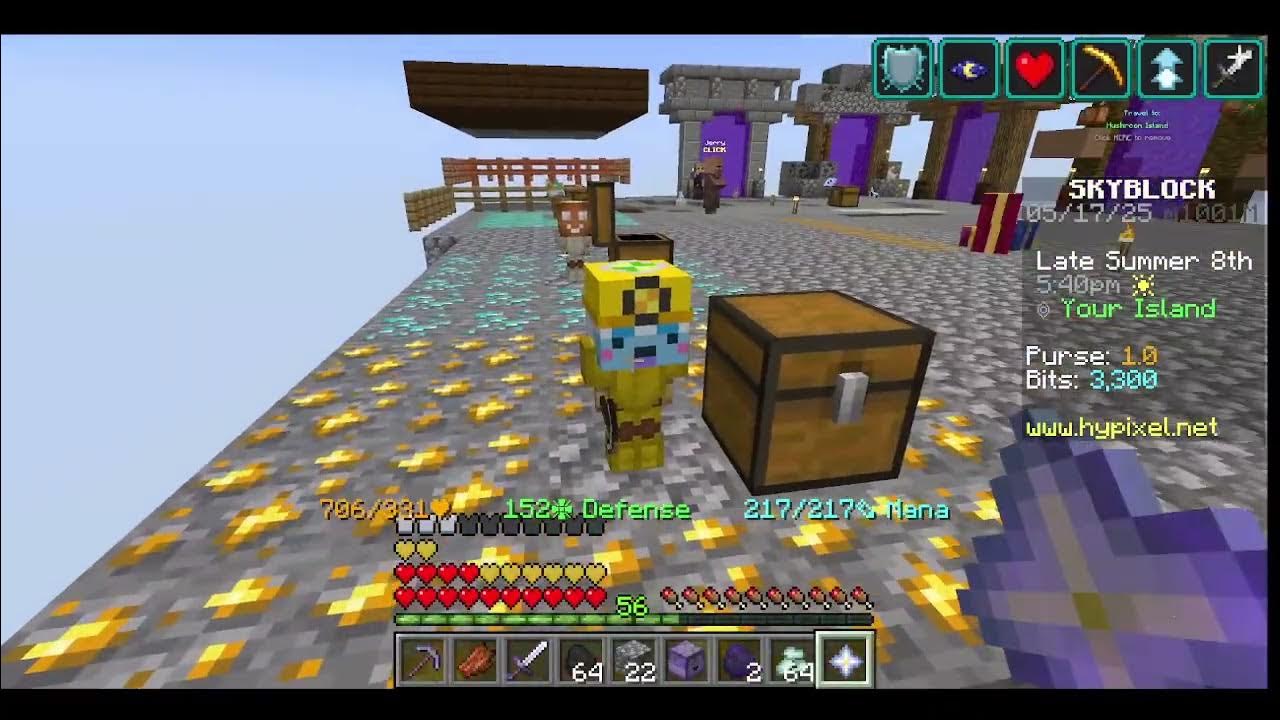 Skyblock Minion Upgrade! Super Compactor 3000! - YouTube