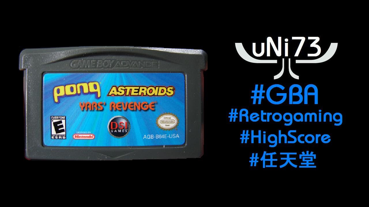 Asteroids (1979/2005) - Nintendo GBA - Score 28790 - YouTube