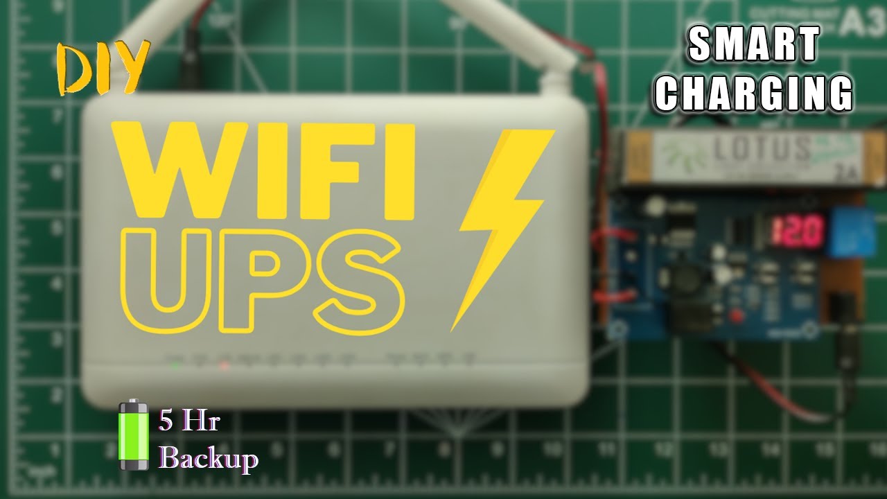 WIFI Router Ups | Router Ups with automatic smart charging | power ...