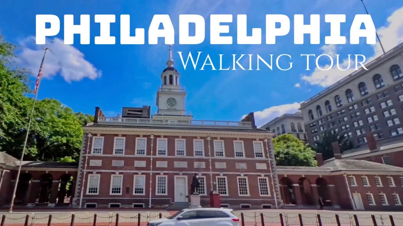 Philadelphia Walking Tour - Independence Hall to Rocky Steps - YouTube