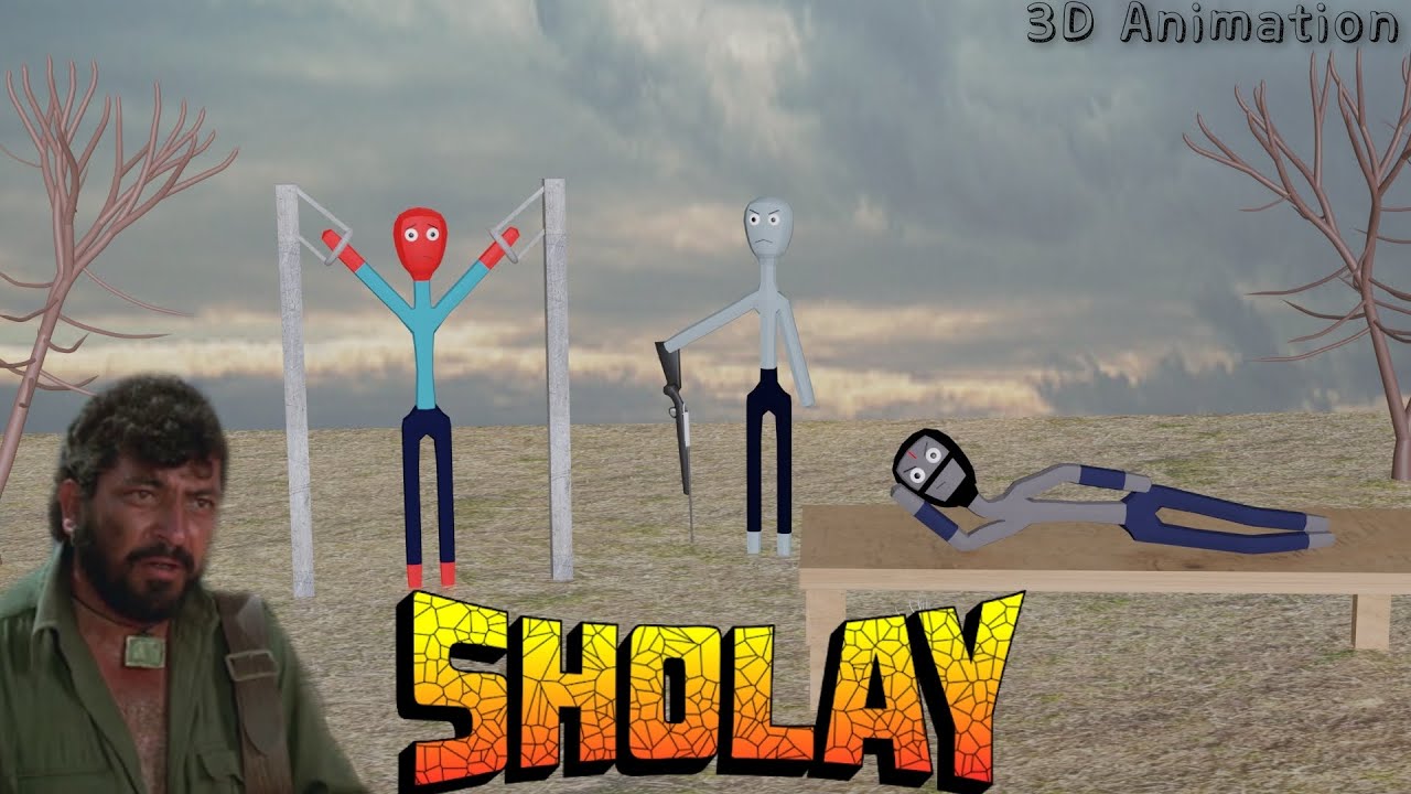 SHOLAY | GABBAR | 3D Animation | EZI - YouTube