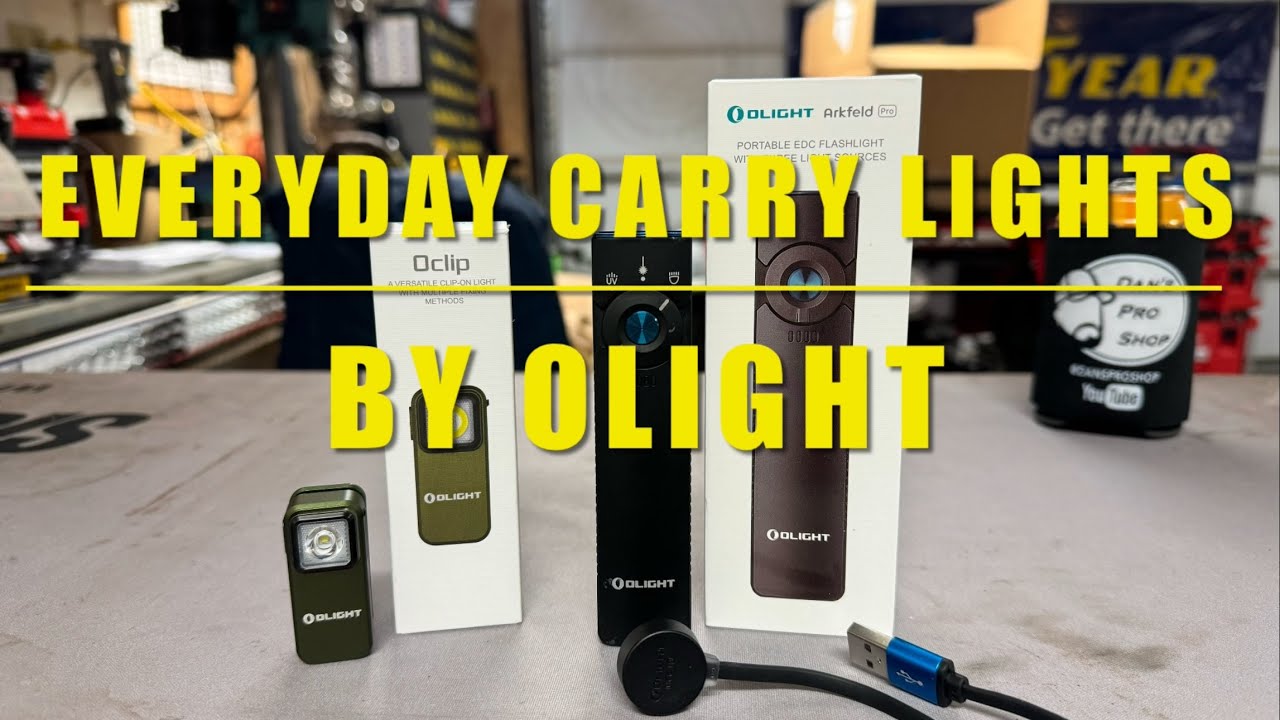 Perfect everyday carry flashlights, from OLIGHT! Arkfeld Pro & O clip ...