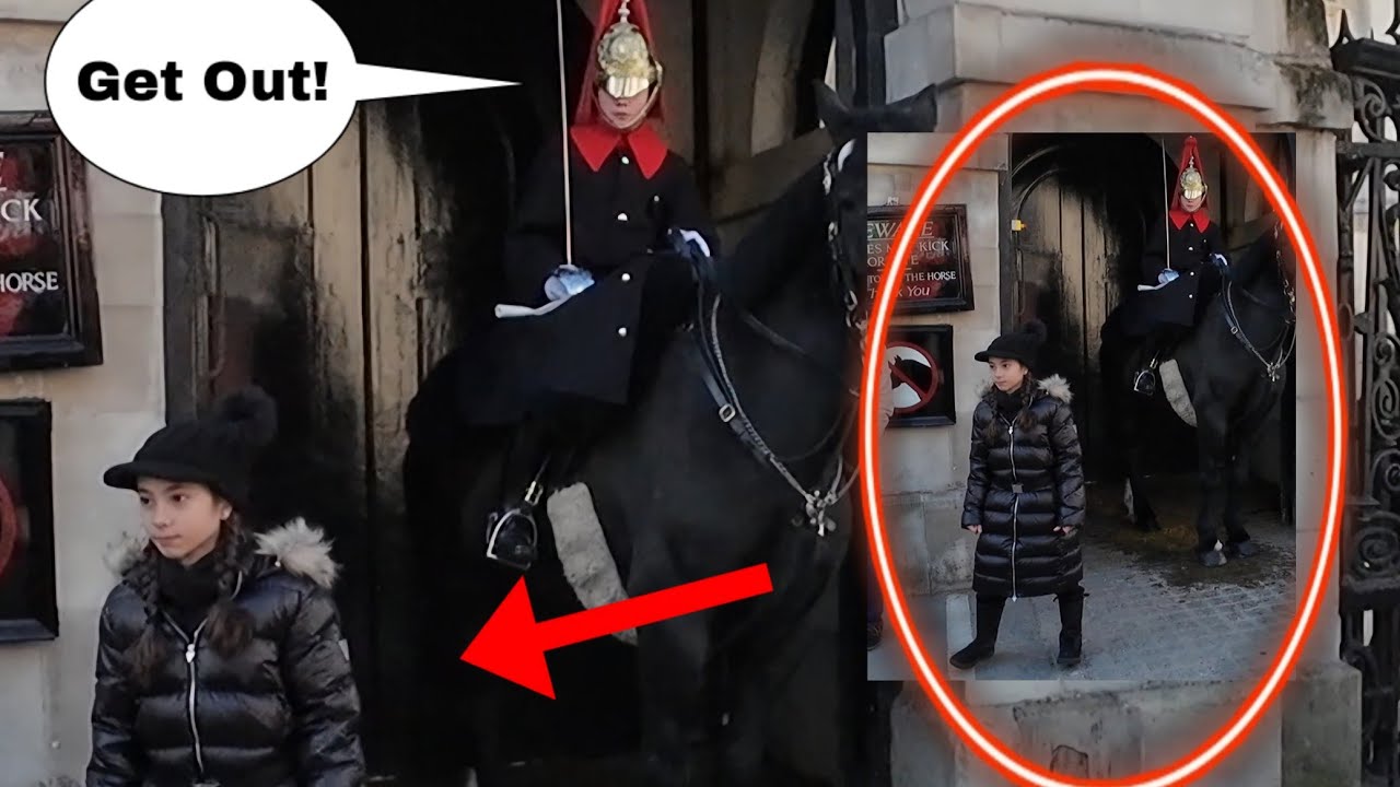 "PAY ATTENTION!" She got told off TWICE by the Lady Guard! - YouTube