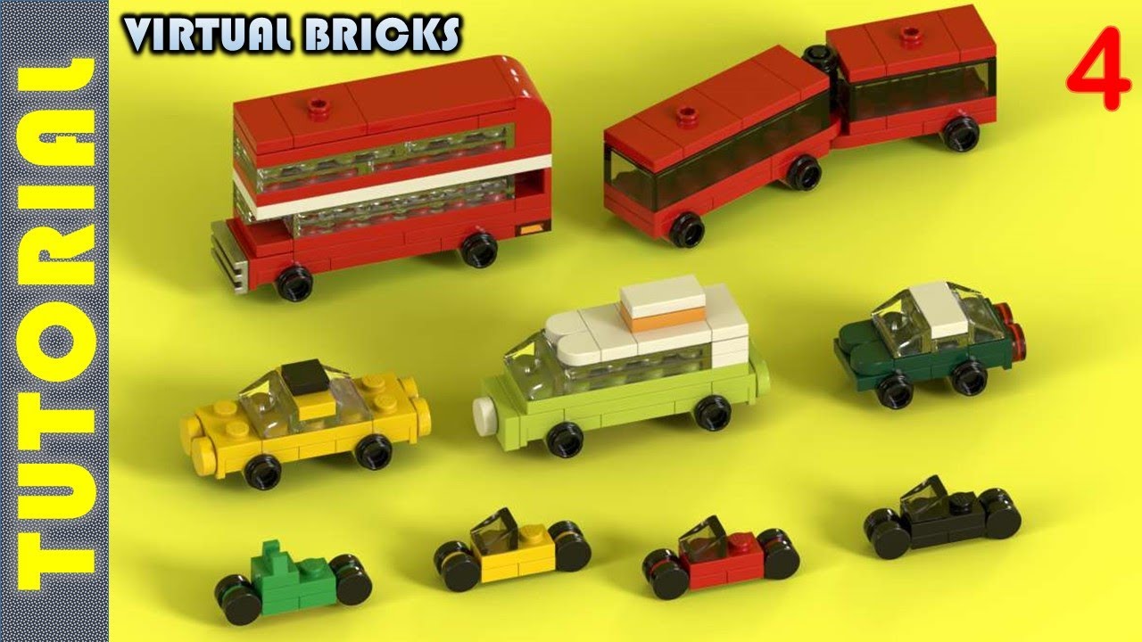 Tutorial lego mini, micro vehículos lego parte 4 como construir ...