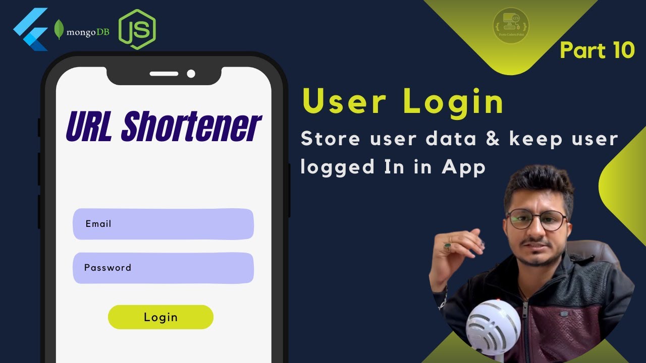 Flutter Url Shortener Login Keep User Log In In Flutter Part 10 Youtube