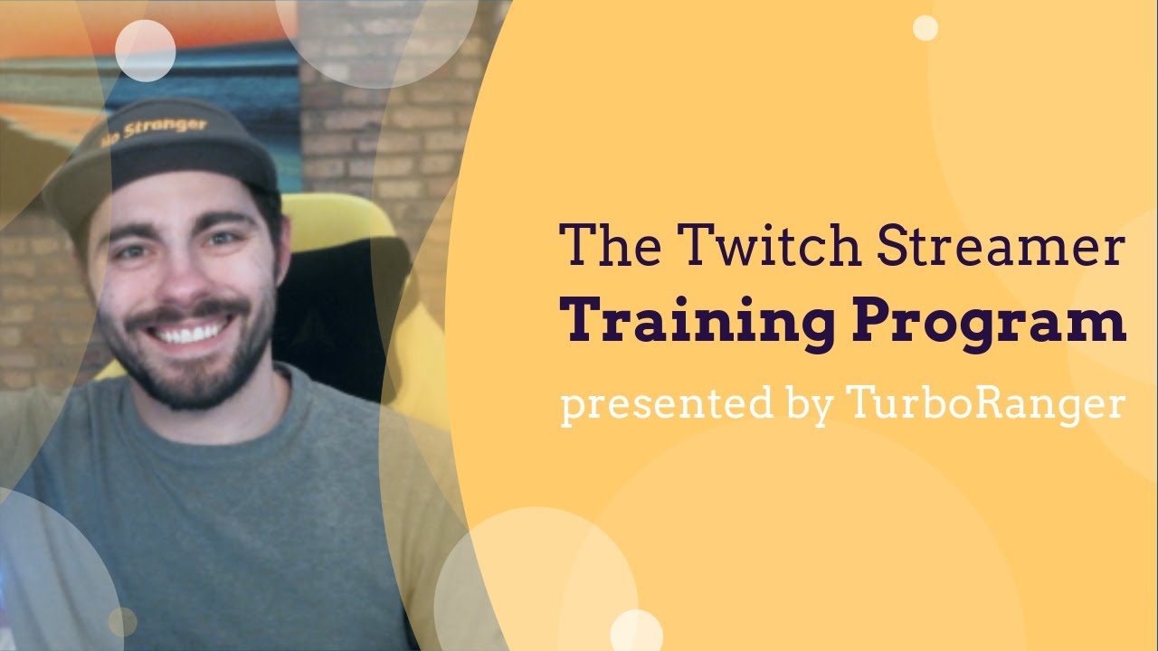 Twitch Streamer Training Program - YouTube