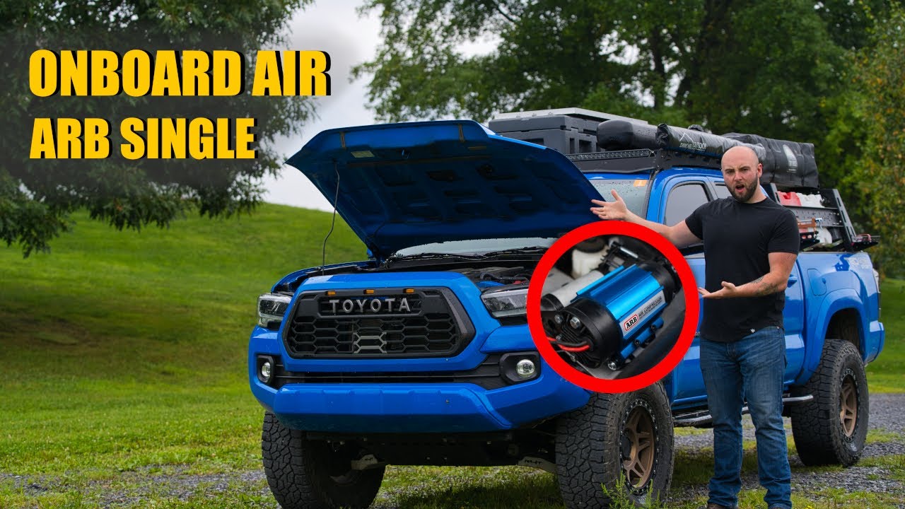 I Installed A ARB Single Air Compressor In My Tacoma! - YouTube