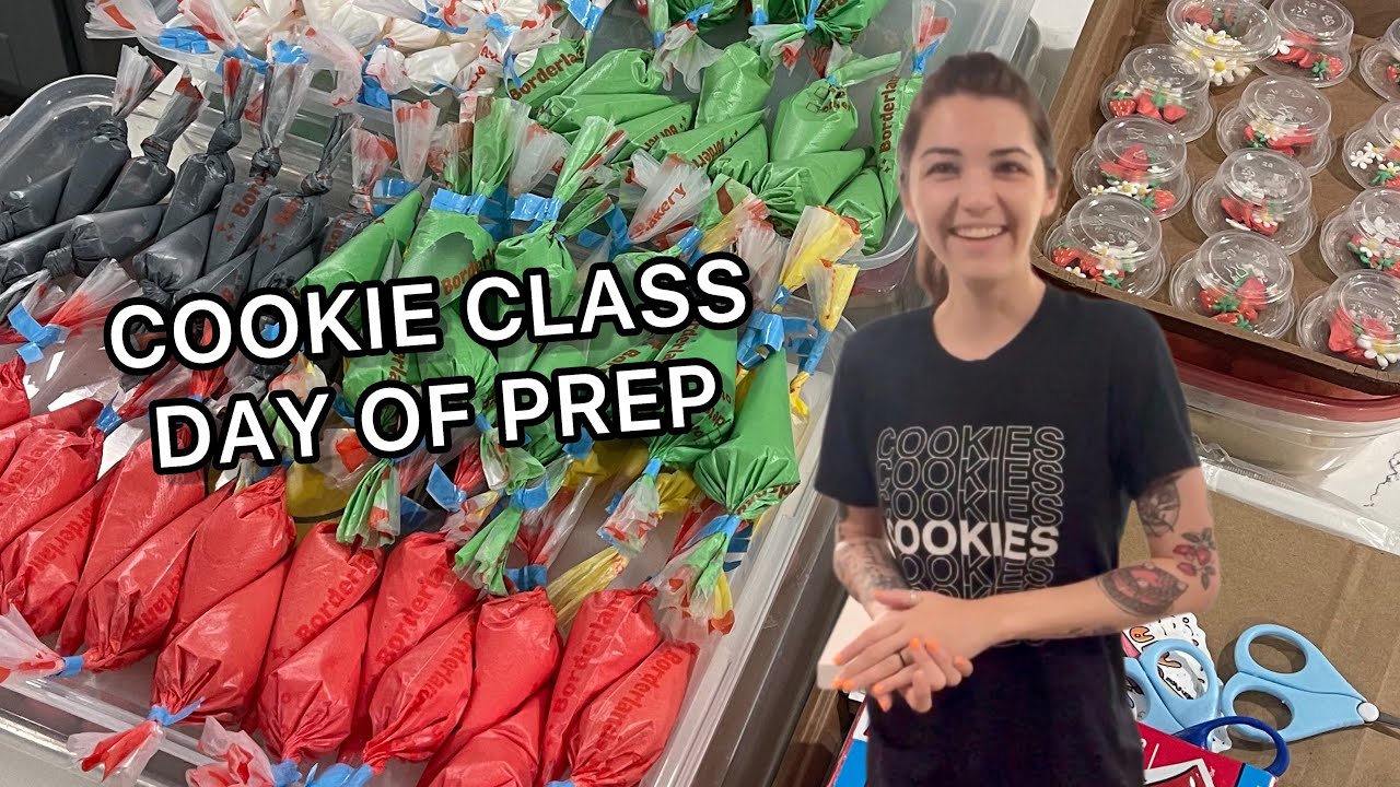 Preparing to teach a cookie class - YouTube