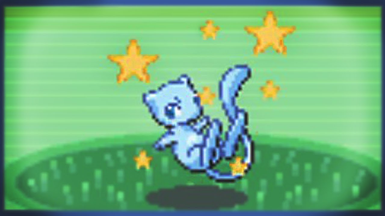 [LIVE] Shiny Mew in Pokemon Emerald after 852 Encounters - YouTube