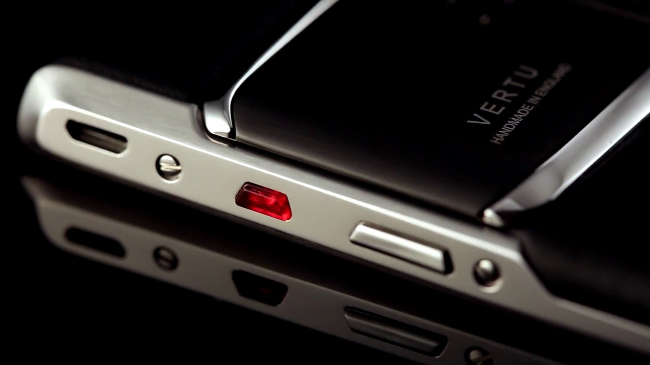 New Vertu Signature Touch Jet Black - YouTube