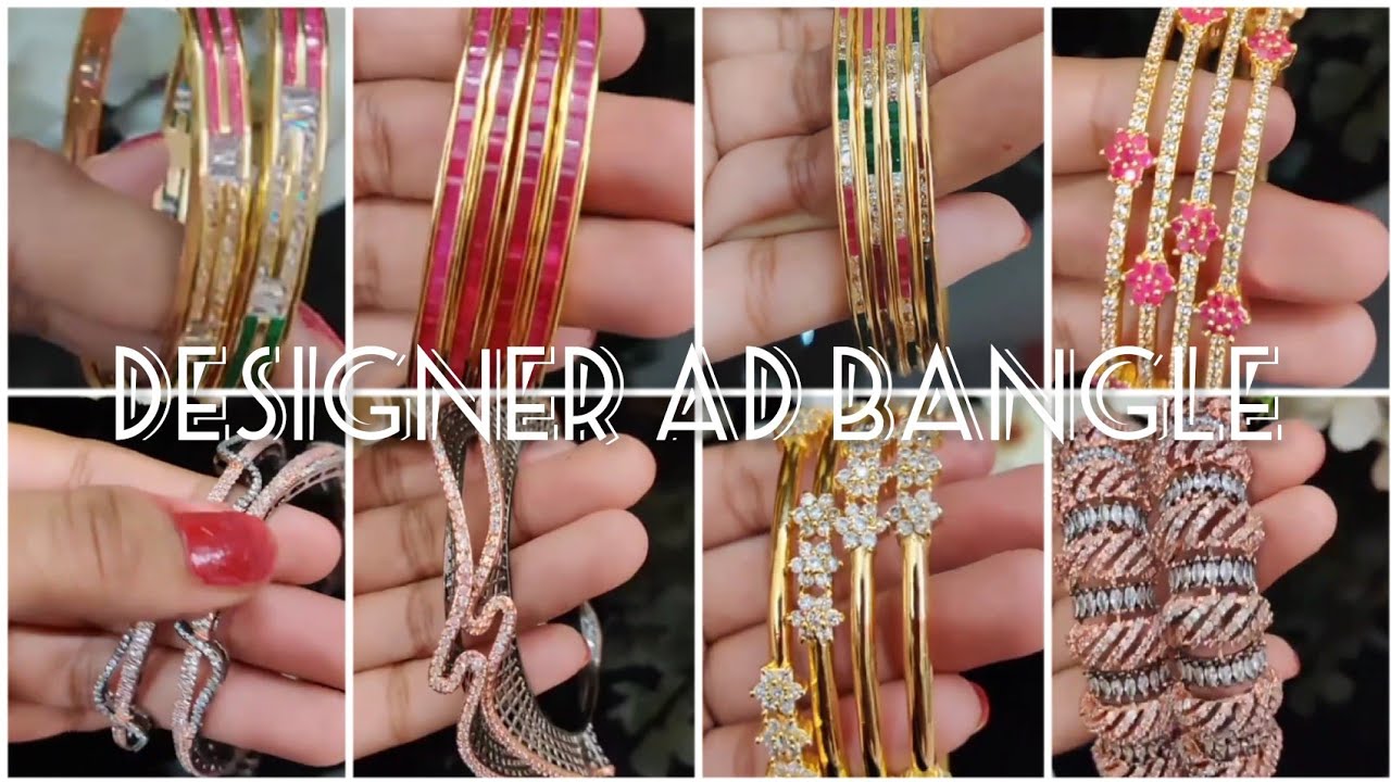 Latest collection of AD bangles.|| Designer Ad bangle available @HAMI ...