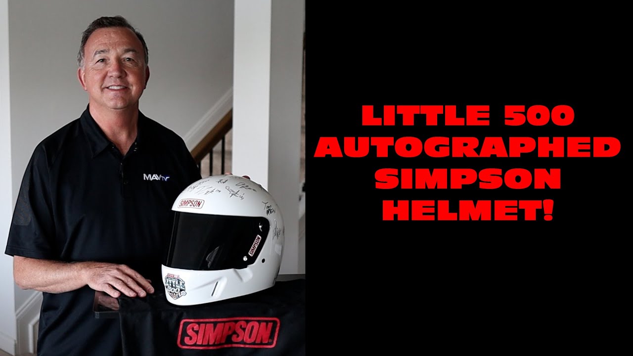 Little 500 Autographed Helmet 2023 - YouTube