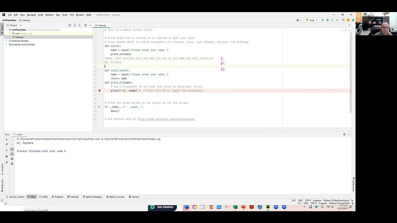 Python Functions with Pycharm - YouTube