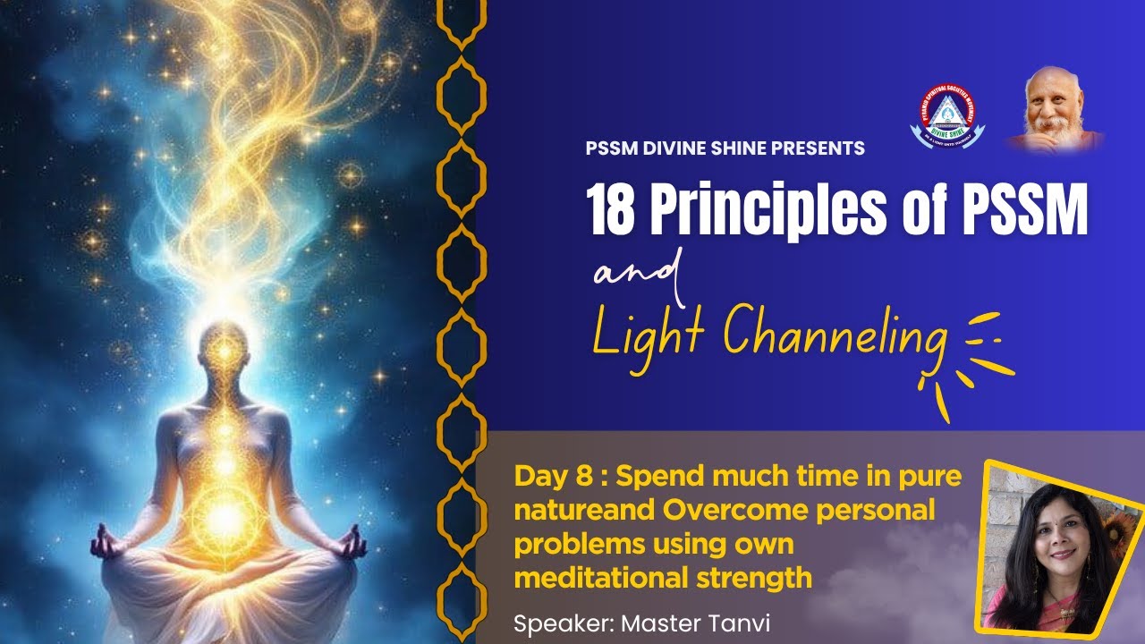 सांसों से सिद्धांतों तक: Pranayama • 18 Principles of PSSM • White ...