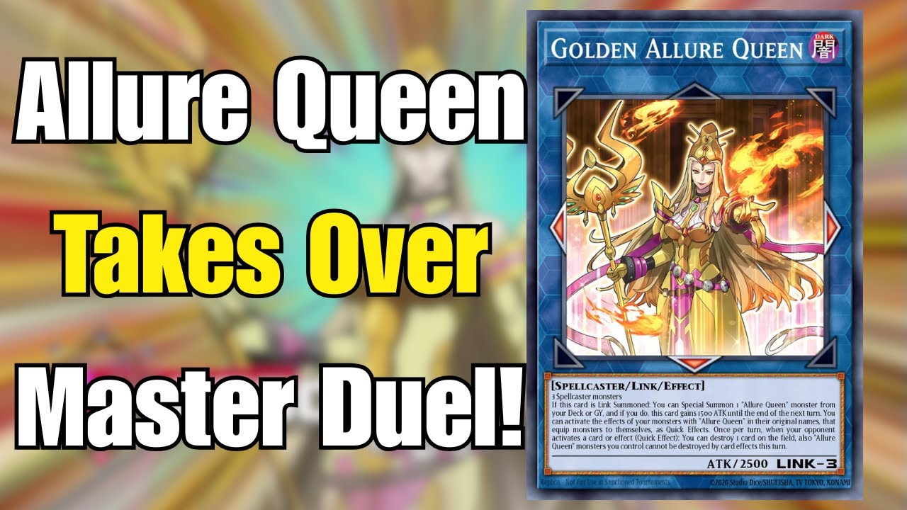 ALLURE QUEEN RETURNS! Mind Control & Lockdown Combo in Master Duel 2025 ...