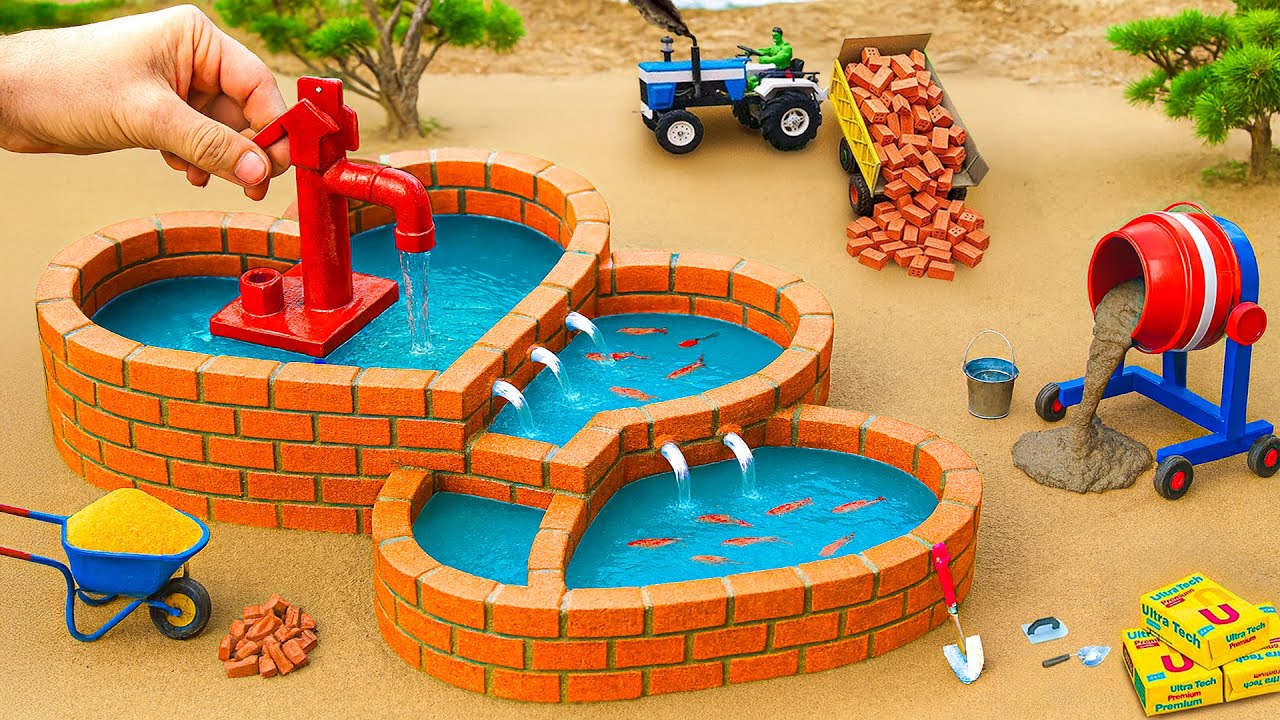 DIY Science Project Mini Water Well, How to Make a modern Mini Hand ...
