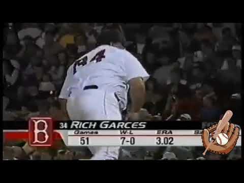 Richard Garcés Boston Red Sox 2000 - YouTube
