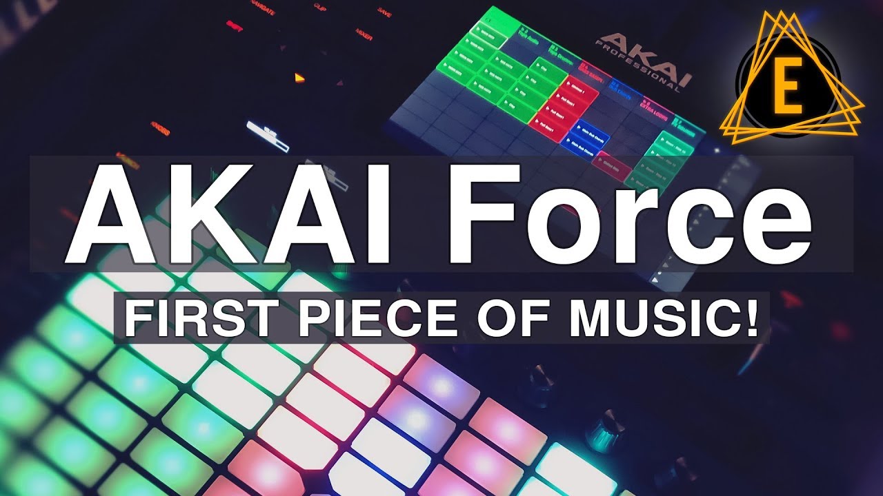 AKAI Force - First track I've written with it! - YouTube