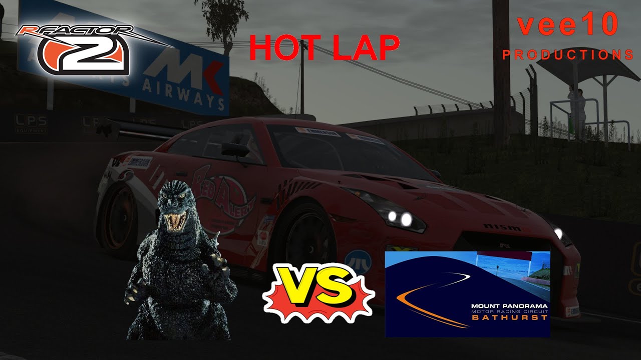 Rfactor 2 Gameplay Nissan GTR V1.6 @ Mount Panorama Bathurst - YouTube