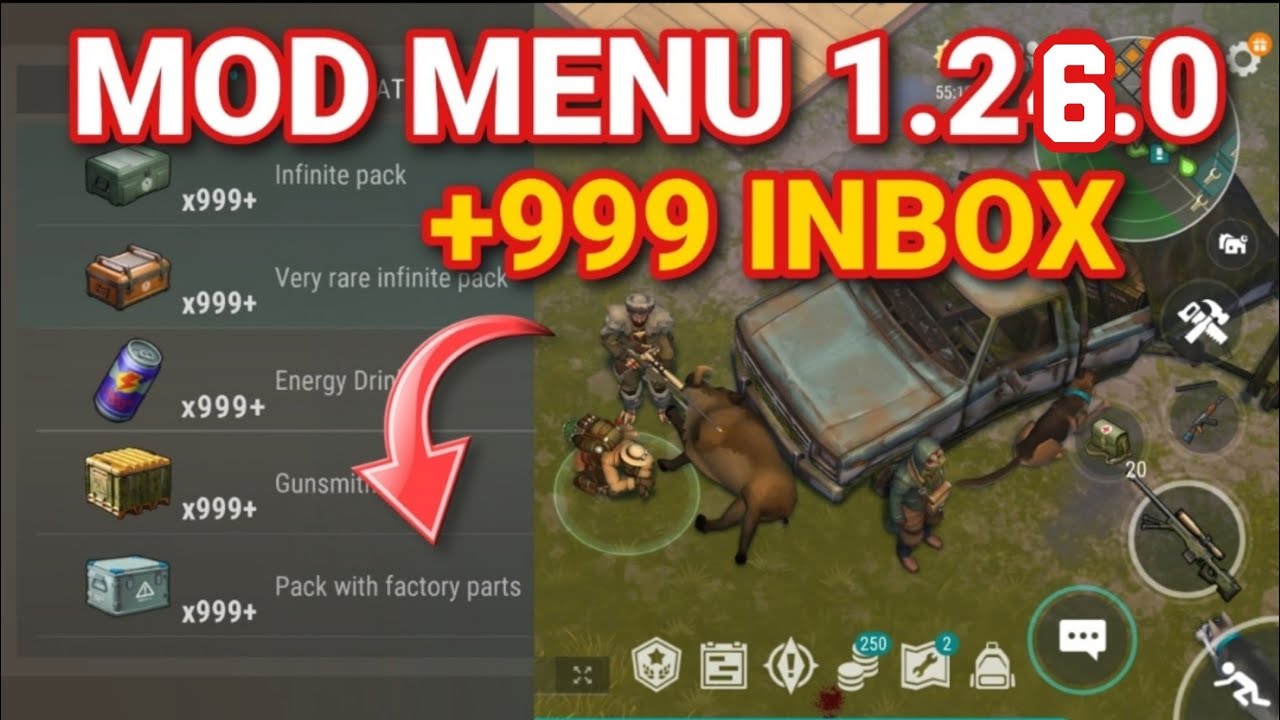 NEW MOD MENU 1.26.0 LAST DAY ON EARTH - YouTube