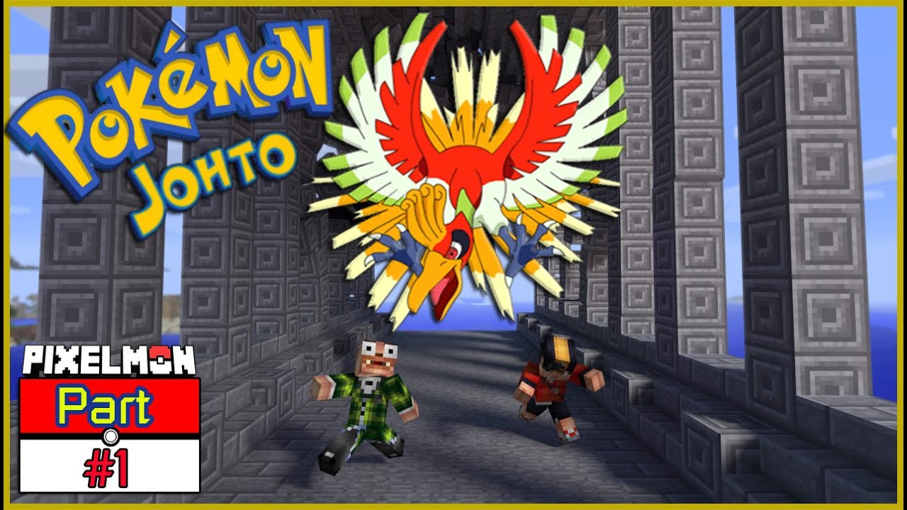 Minecraft Pixelmon Johto/Kanto Adventure: Part 1 (Shiny Caterpie) - YouTube