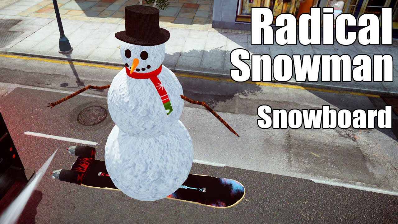 Radical Snowman Snowboard / GTA IV Mods - YouTube