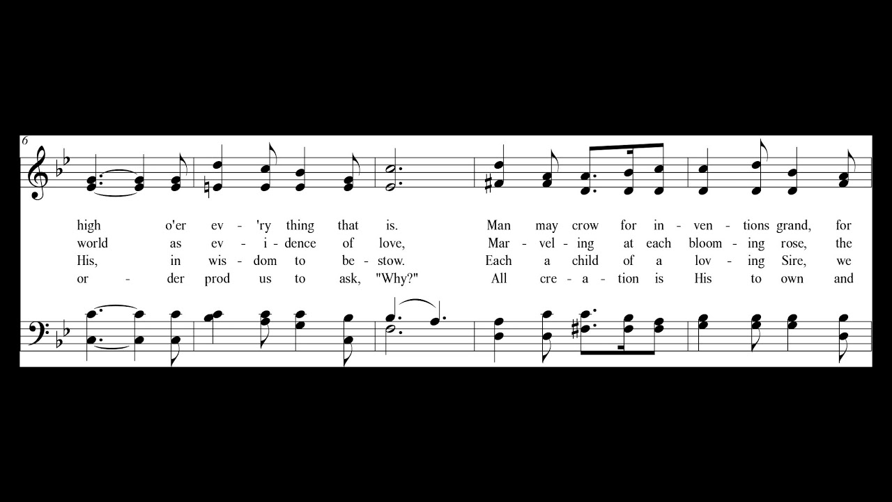 All the World Is His - an original hymn - YouTube