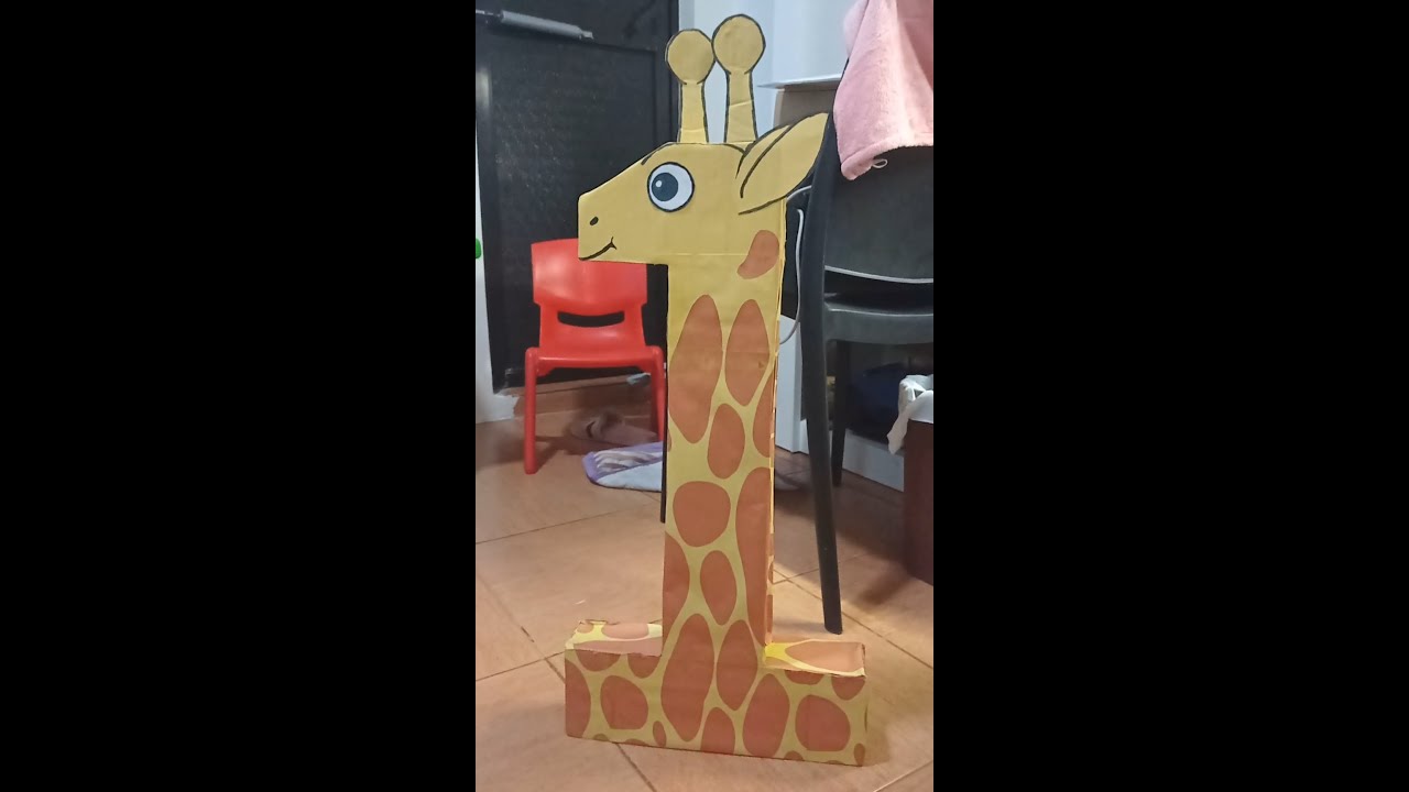 DIY Number Standee ( Jungle Safari theme part 2 ) - YouTube