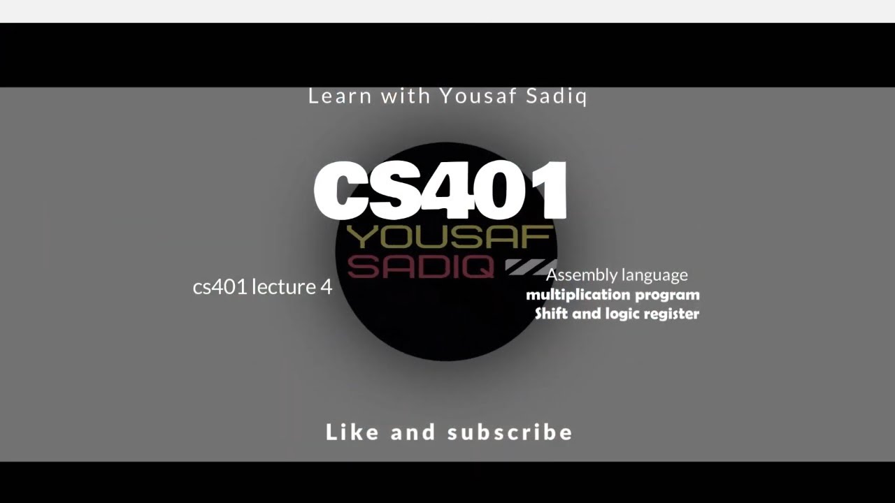 cs401 lecture 4 part2 | CS401 lecture 4 | cs401short lecture 4 ...