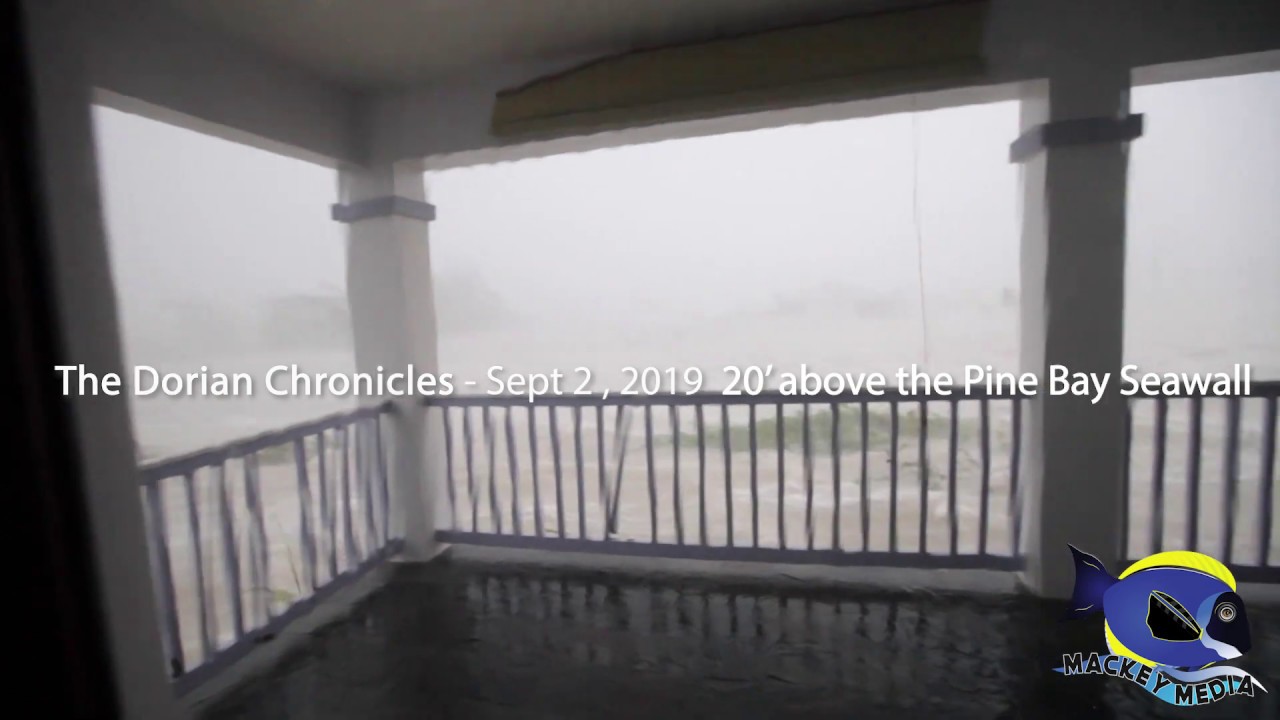 Exclusive Dorian footage shot during the storm - YouTube