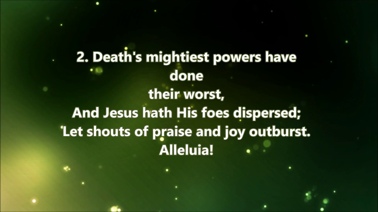 The Strife is O'er, the Battle Done - YouTube