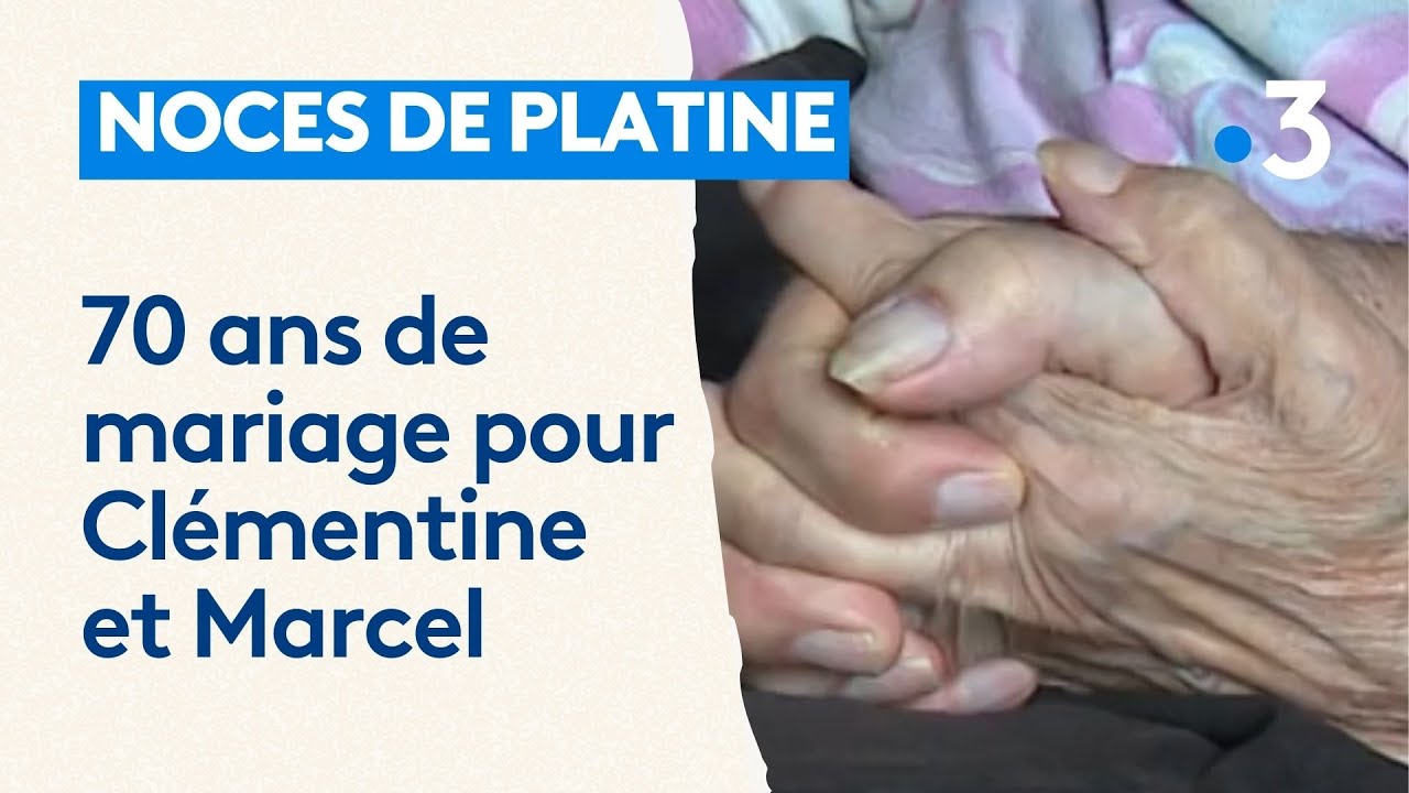 Noces de platine pour Clémentine et Marcel qui fêtent leurs 70 ans de ...