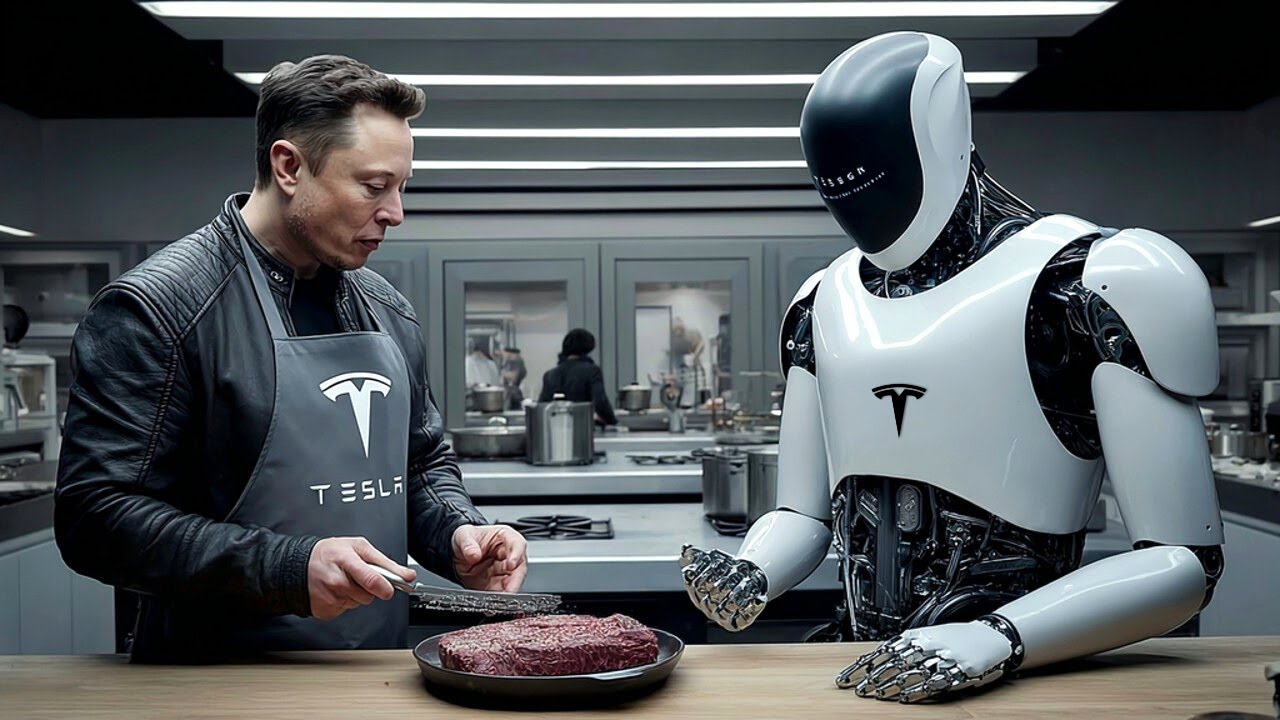 Tesla Next Robot Breakthrough - Physical Cooking Robot and More.. - YouTube