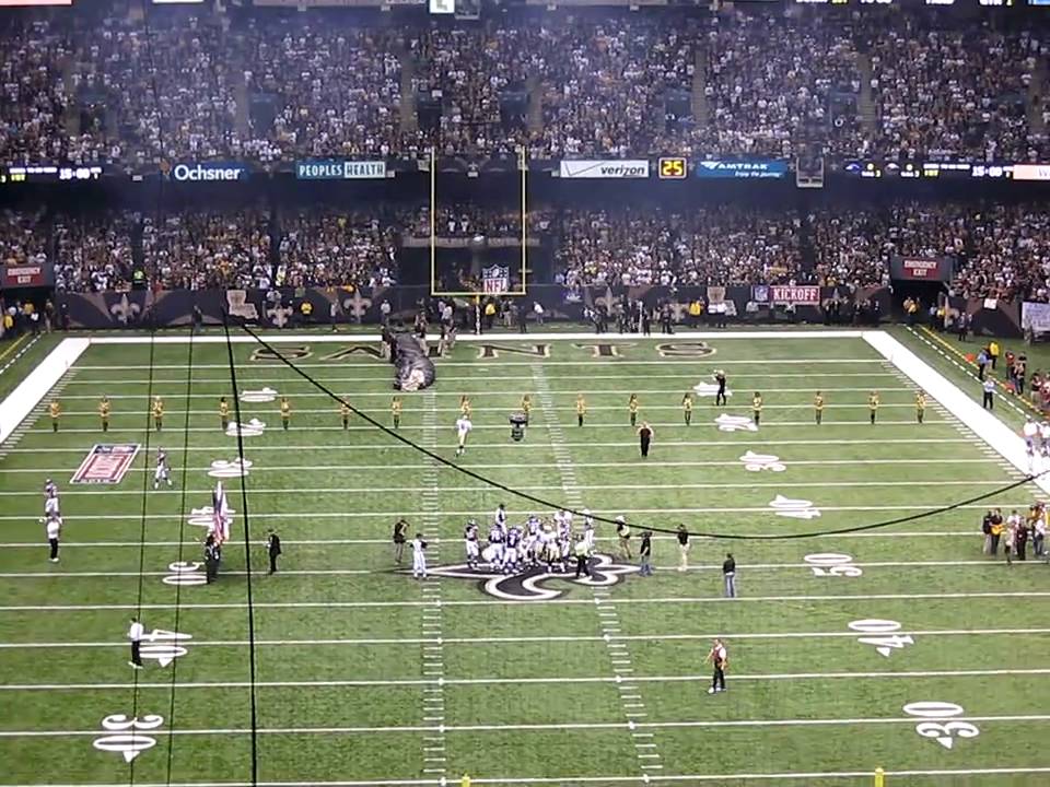 New Orleans Saints - Drew Brees Pregame Who Dat Chant - YouTube