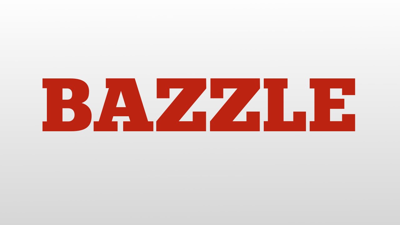 BAZZLE meaning and pronunciation - YouTube