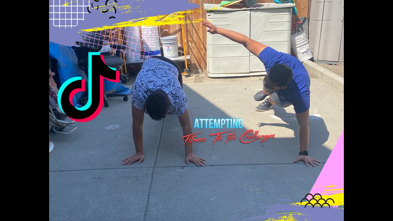 We attempted Tik Tok Fitness challenges - YouTube