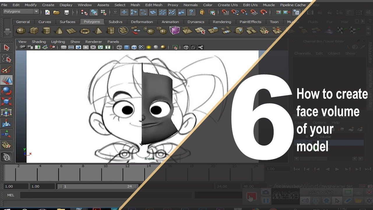 [Maya Character Modelling Tutorial]: How to model a stylized character ...