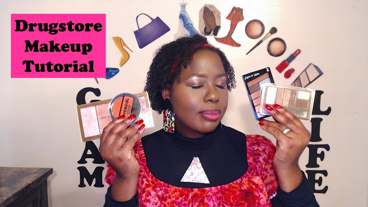 Drug Store Product Makeup Tutorial - YouTube