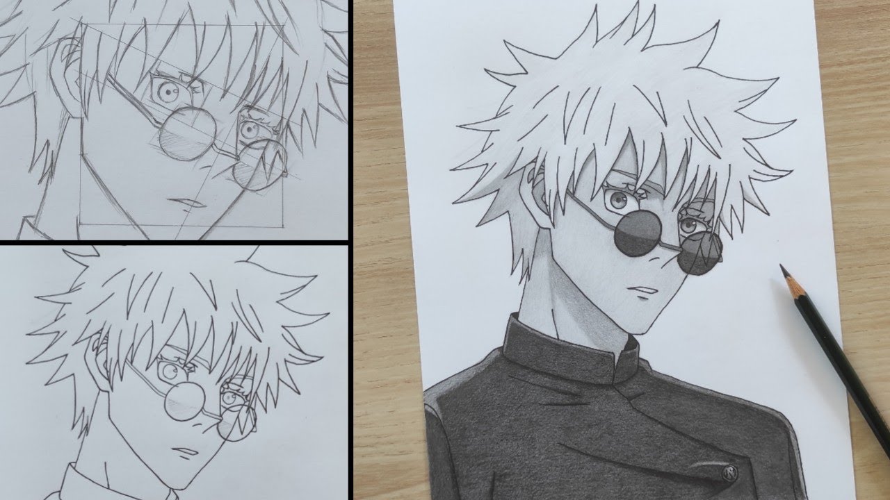 Cara Menggambar Gojo Satoru - Jujutsu Kaisen Season 2 | How to Draw ...