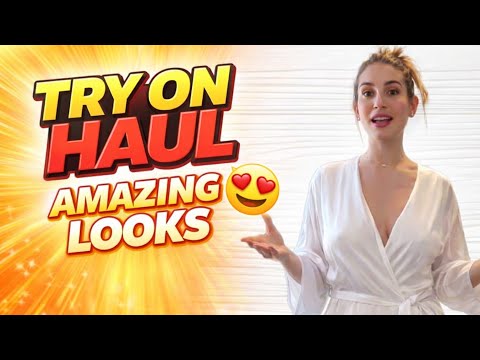 4k(10) Try-On Haul See Everything | Transparent Dress, Lingerie & Bikini Try-On Haul With Me (2026)