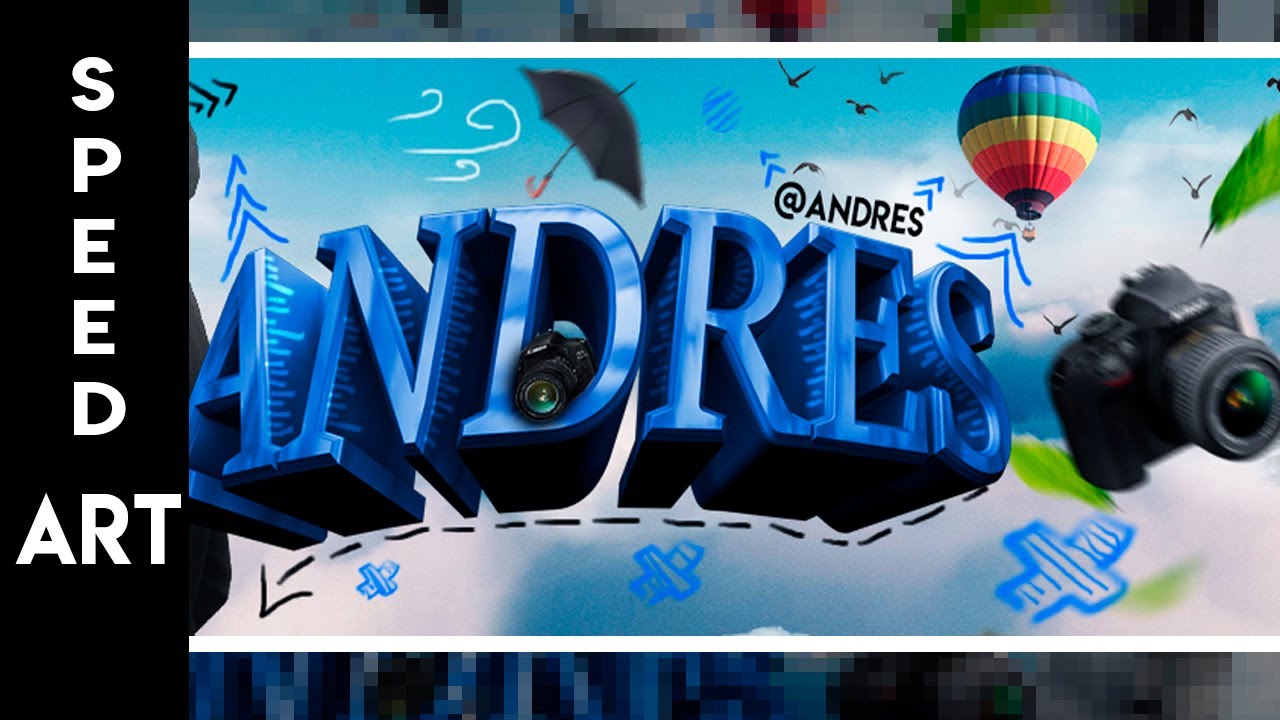 SPEED ART/BANNER/ANDRES/HAGO BANNERS GRATIS - YouTube