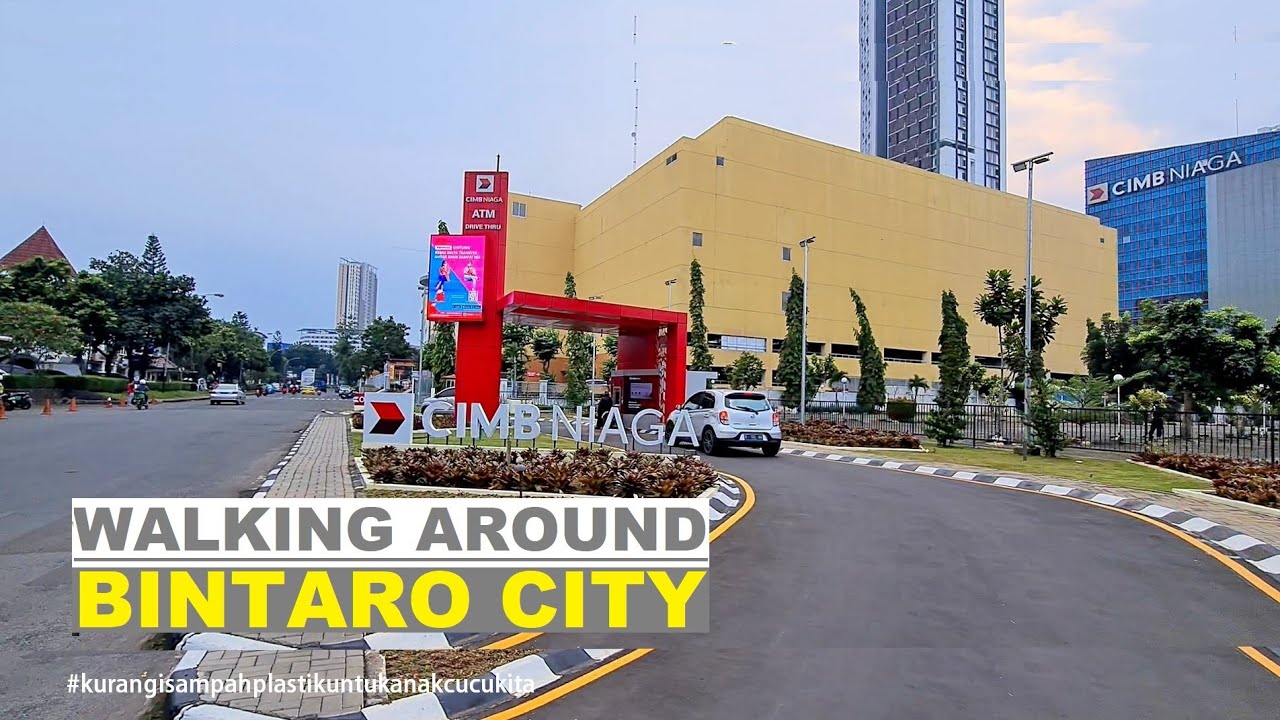 Walking Around Bintaro City ~ 🏞 Taman Menteng ⇢ Bintaro Tower 🏫 ~ Jalan ...
