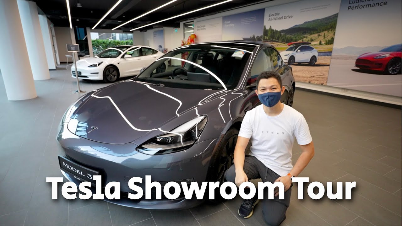 FULL TOUR of Tesla's 1st Service Centre & Showroom in South East Asia ...