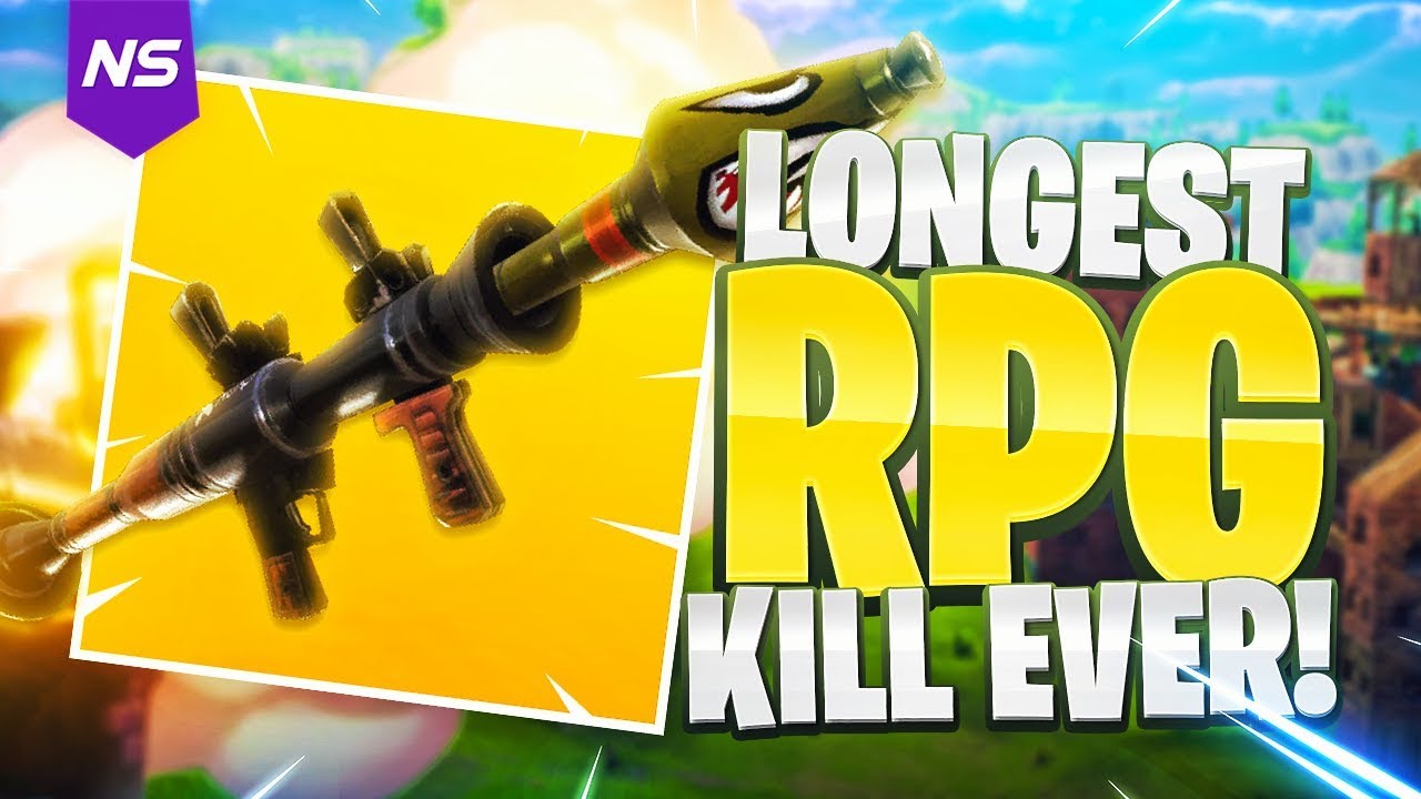 LONGEST RPG KILL EVER ON FORTNITE? - YouTube