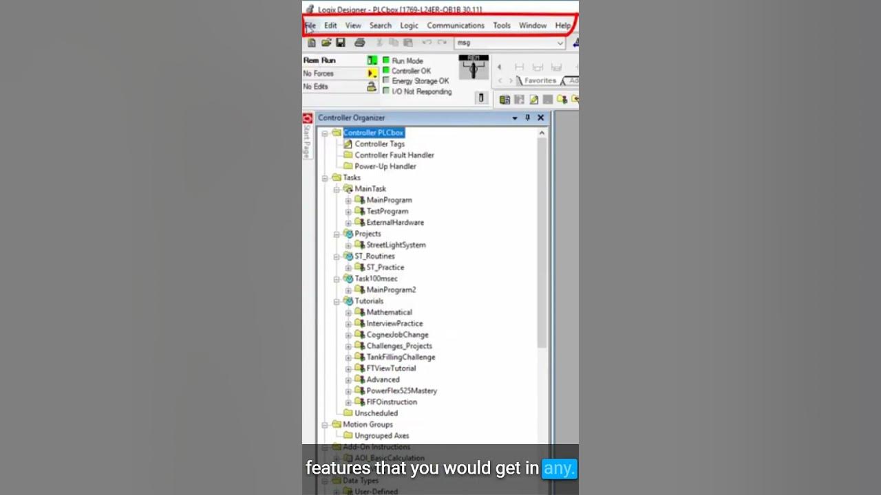 Getting Started in PLC Programming Using RSLogix and Studio 5000 - YouTube
